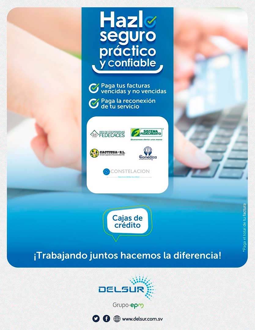 DELSUR invita a sus clientes a realizar sus pagos de una forma rápida y ...